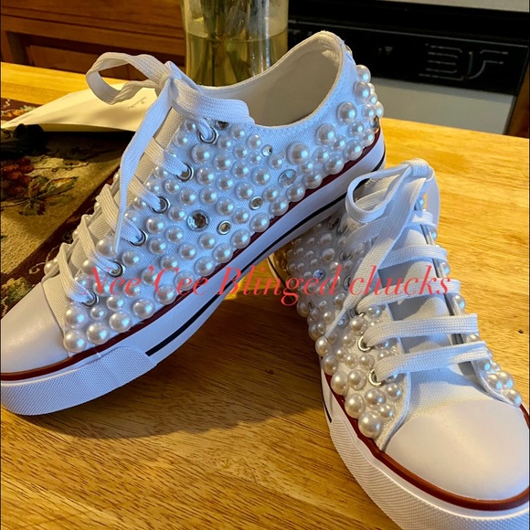 Custom Bling Chuck Sneakers | Shoes | Custom Bling Chuck Sneakers ...